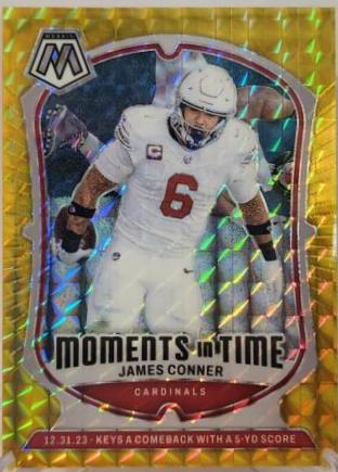 James Conner [Gold] #25 Prices | 2024 Panini Mosaic Moments in Time ...
