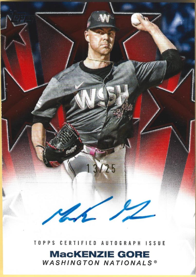 MacKenzie Gore [Orange] #BSA2-MG Prices | 2025 Topps Baseball Stars ...