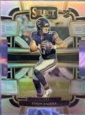 Tyson Bagent [Silver Prizm Die-Cut] #18 Prices | 2023 Panini Select ...