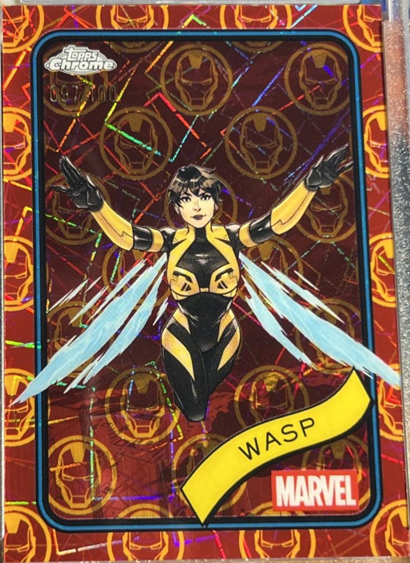 Wasp [Red Gold Lazer] #113 Prices | Marvel 2025 Topps Chrome | Marvel Cards