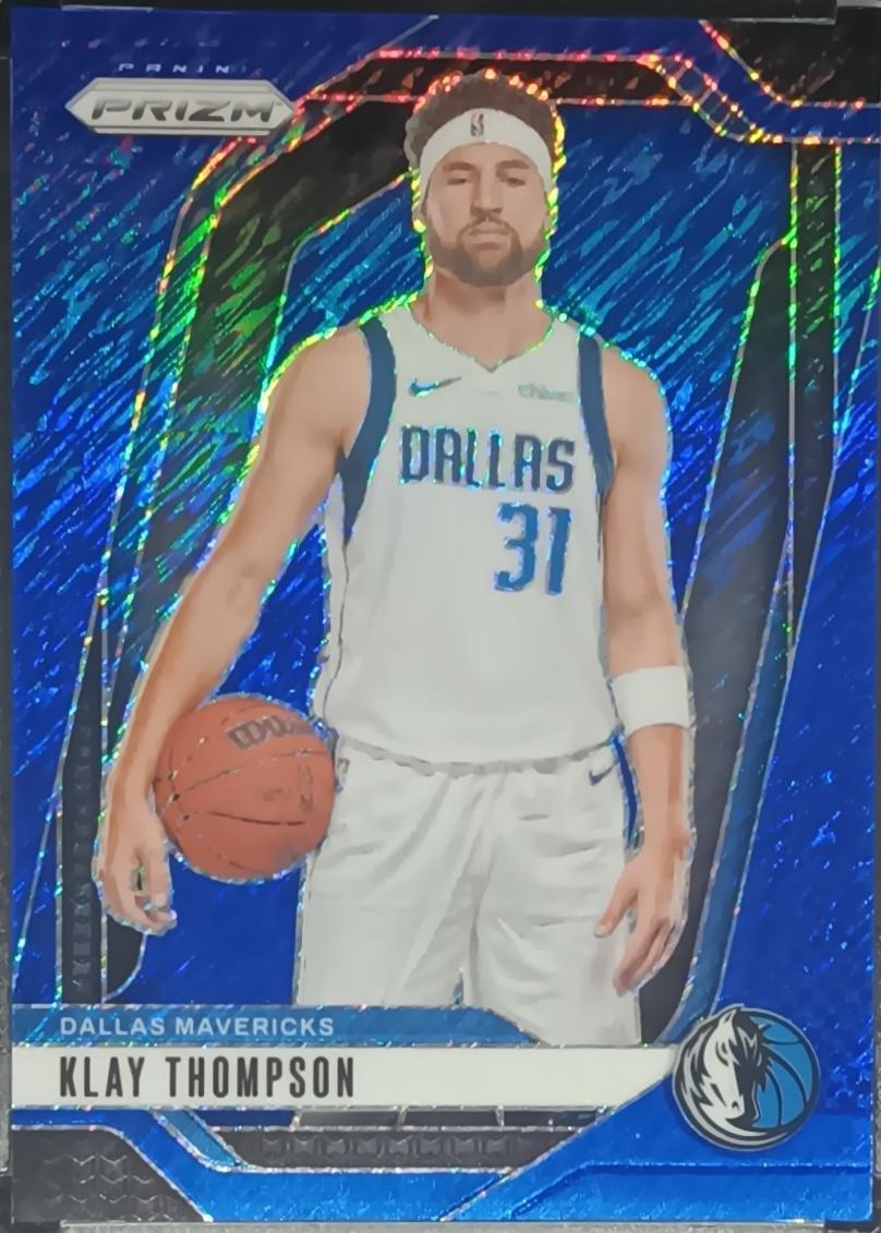 Klay Thompson [Blue Shimmer FOTL] #107 Prices | 2024 Panini Prizm ...