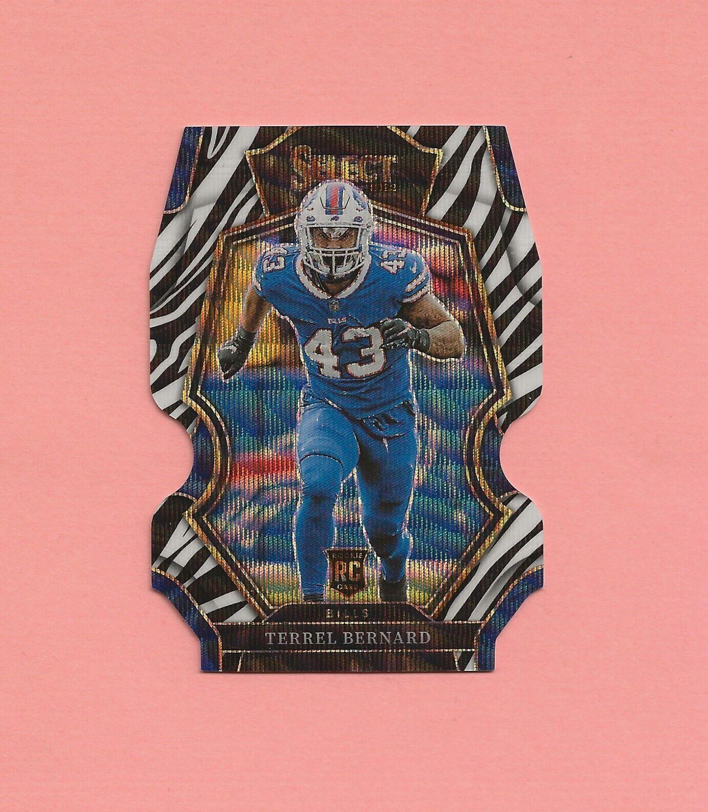 Terrel Bernard [Zebra Die Cut] #113 Prices | 2022 Panini Select ...