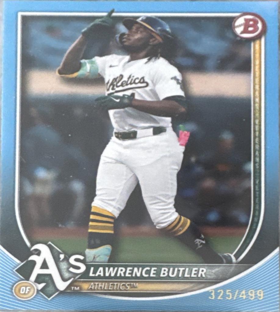 Lawrence Butler [Sky Blue] #14 Prices | 2025 Bowman | Baseball Cards