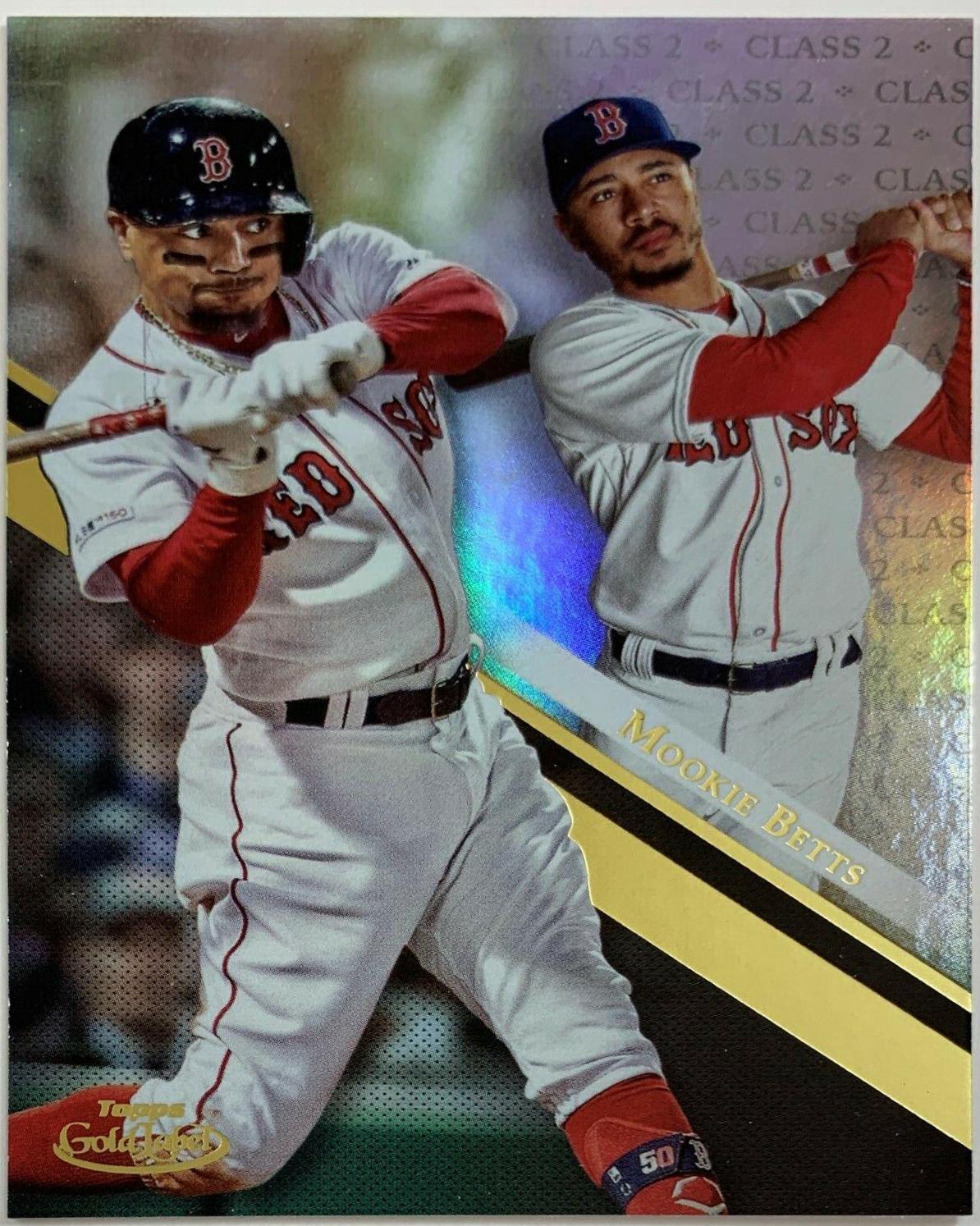 Mookie Betts [Class 2] #8 Prices | 2019 Topps Gold Label | Baseball Cards