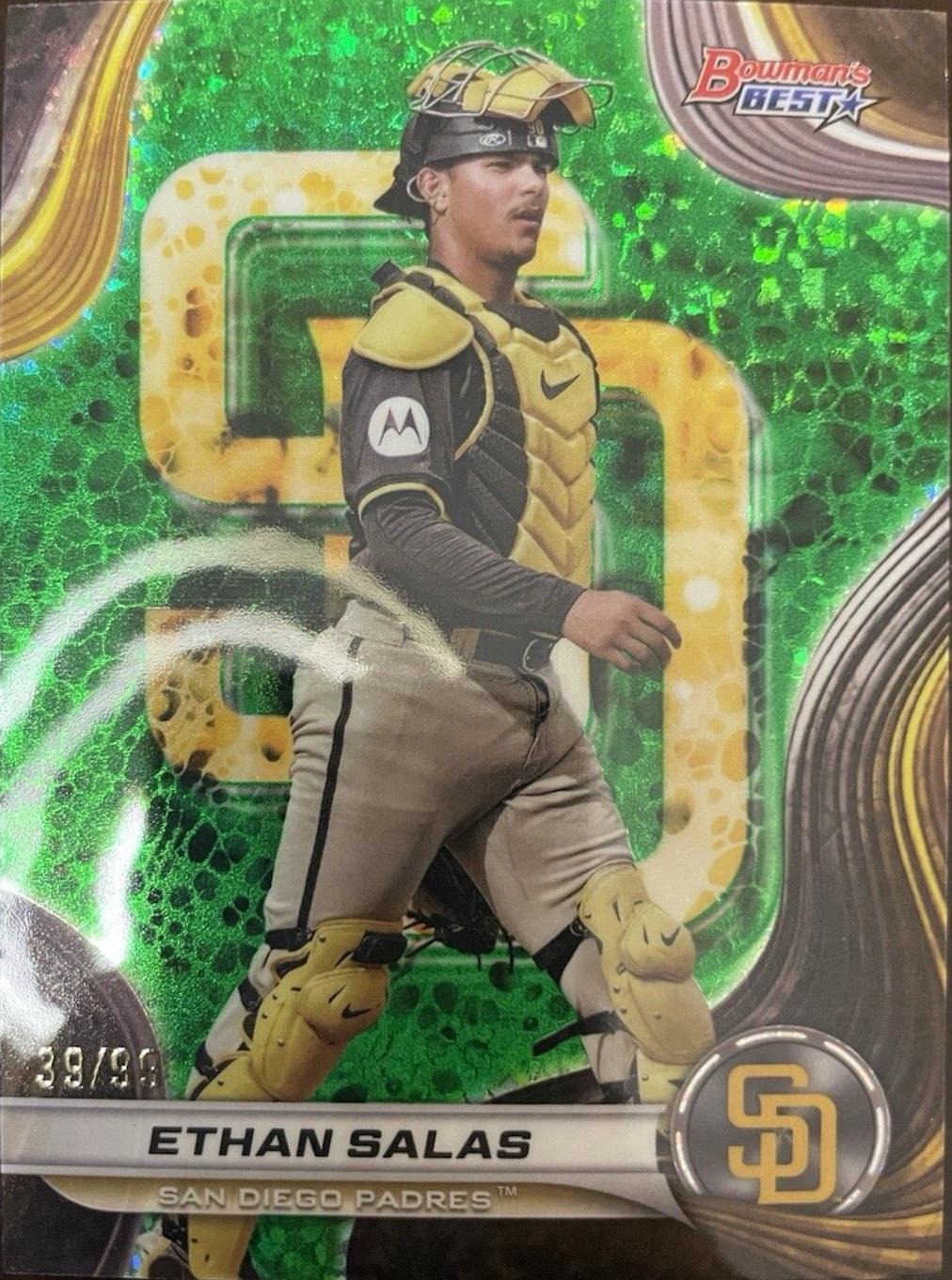 Ethan Salas [Green Refractor] #TP-19 Prices | 2024 Bowman's Best ...