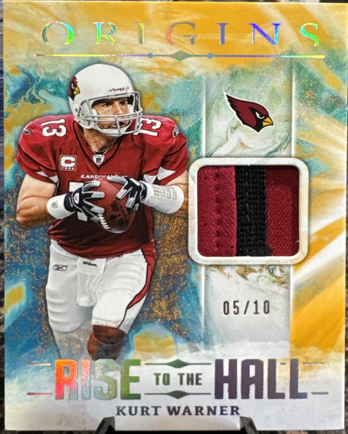 Kurt Warner [Gold] #RTH-KWA Prices | 2024 Panini Origins Rise to the ...