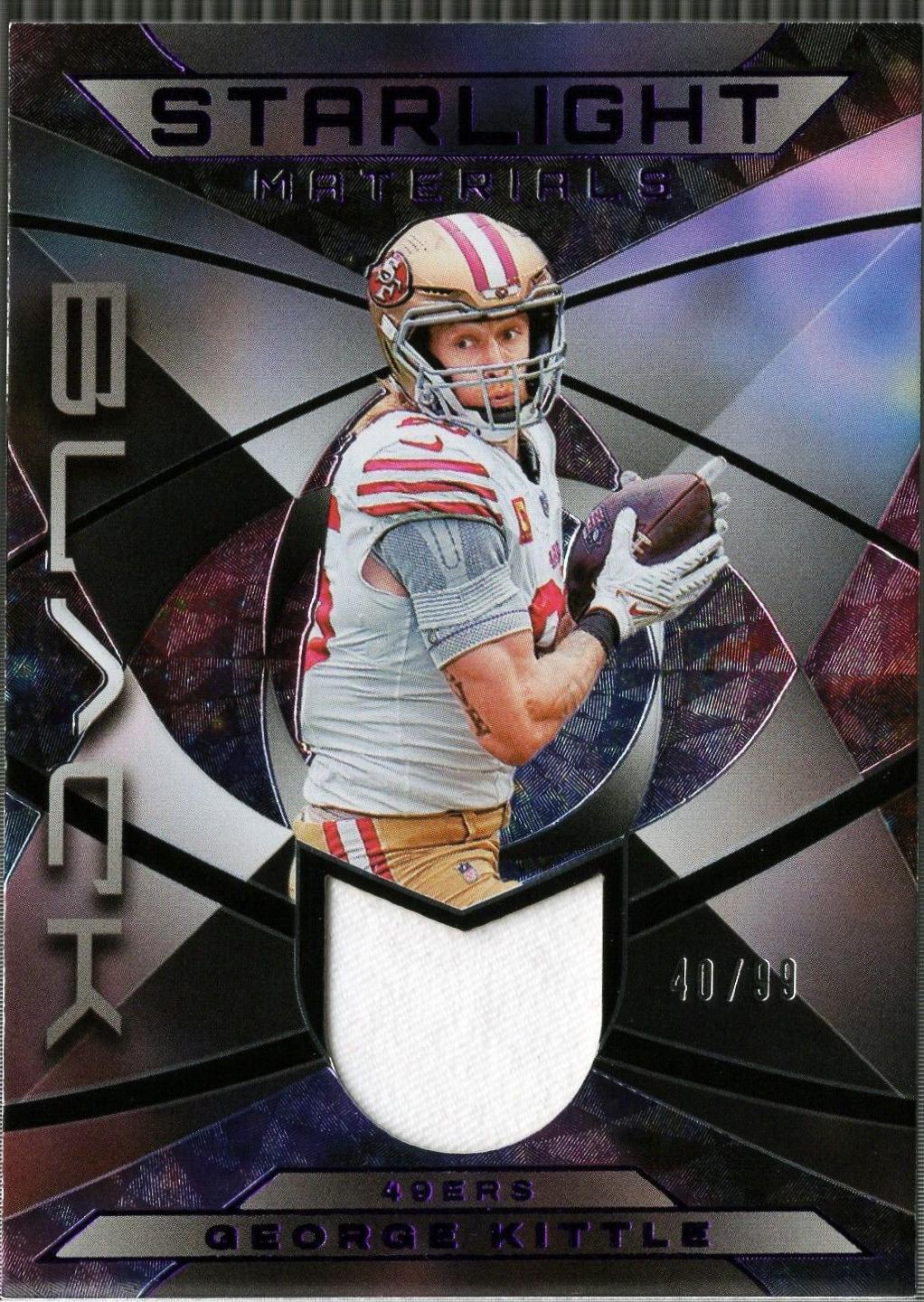 George Kittle [Royal] #SM-GK Prices | 2024 Panini Black Starlight ...