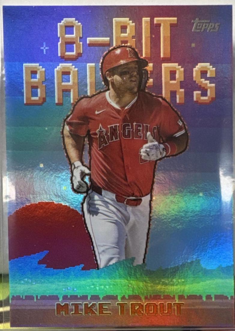 Mike Trout [Red] #8B-2 Prices | 2025 Topps Celebration Mega Box 8-Bit ...