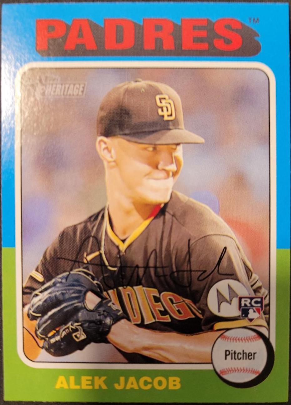 Alek Jacob #184 Prices [Rookie] | 2024 Topps Heritage | Baseball Cards