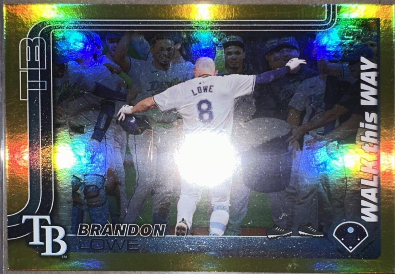 Brandon Lowe [Gold] #WTW-38 Prices | 2025 Topps Celebration Mega Box ...