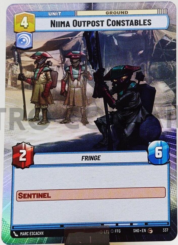 Niima Outpost Constables [Foil] #62 Prices | Star Wars Unlimited ...
