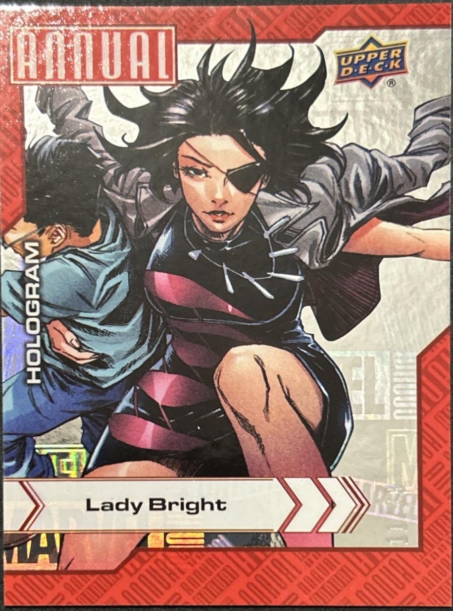 Lady Bright [Hologram] #47 Prices | Marvel 2022 Upper Deck Annual ...