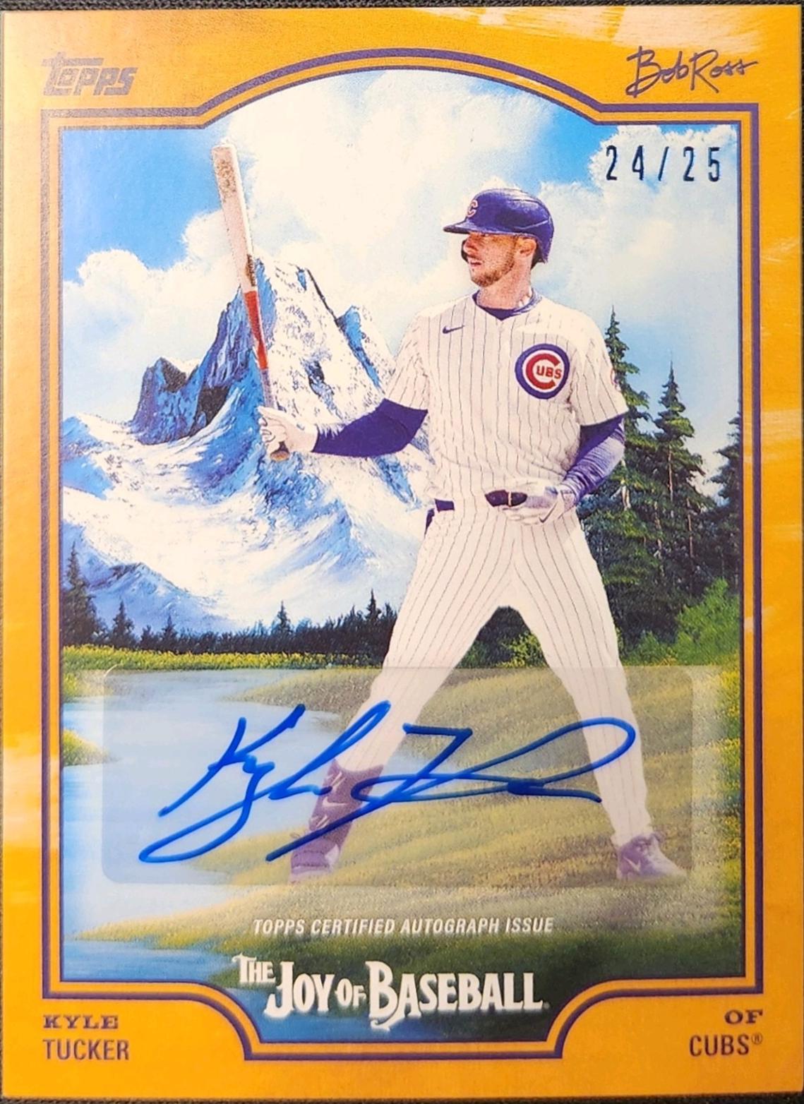 Kyle Tucker [Indian Yellow] #4 Prices | 2025 Topps X Bob Ross Autograph ...