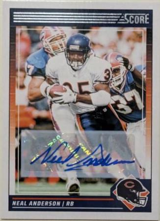 Neal Anderson [Signature] #53 Prices | 2024 Panini Score | Football Cards