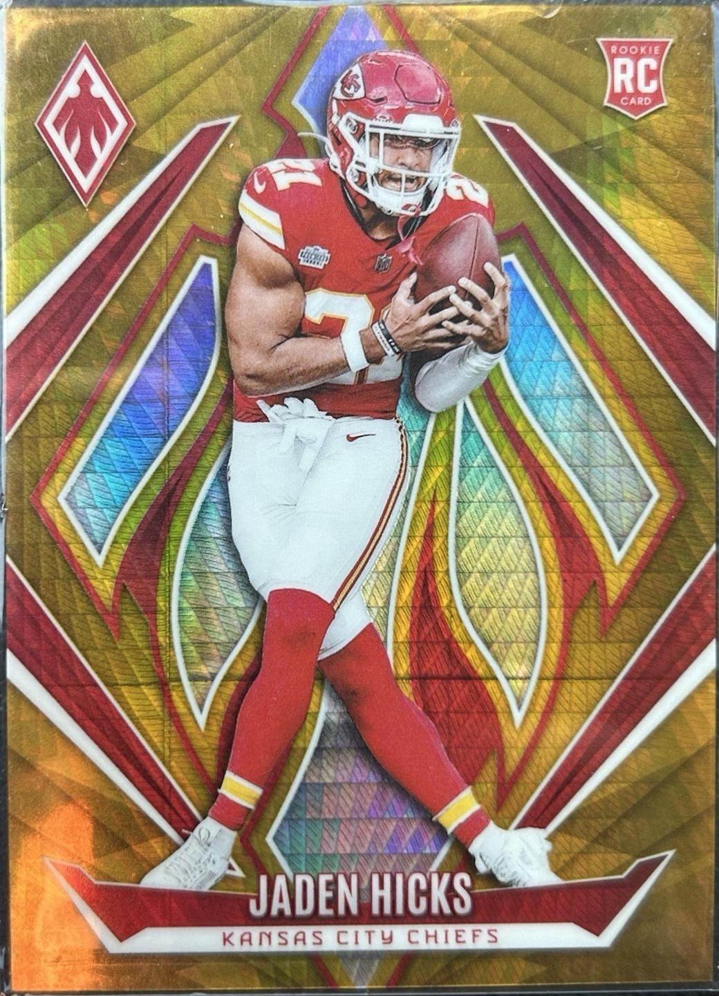 Jaden Hicks [Gold Hyper] #187 Prices | 2024 Panini Phoenix | Football Cards