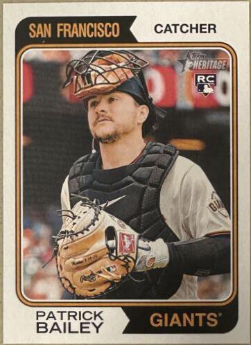 Patrick Bailey #709 Prices [Rookie] | 2023 Topps Heritage | Baseball Cards