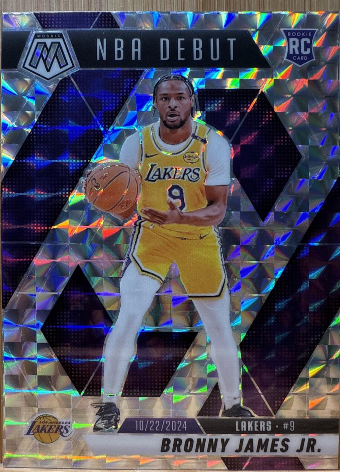 Bronny James Jr. [Mosaic] #262 Prices | 2024 Panini Mosaic | Basketball ...