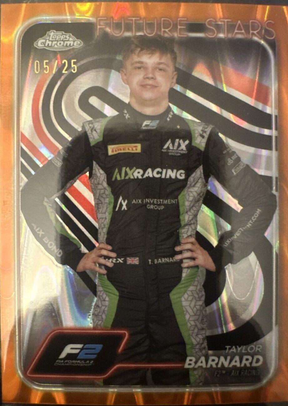 Taylor Barnard [Orange Logofractor] #36 Prices | 2024 Topps Chrome ...