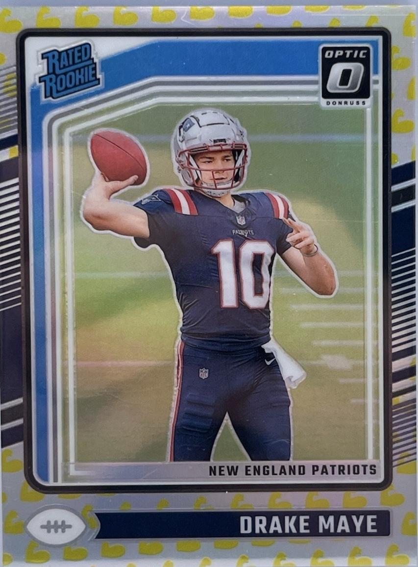 Drake Maye [Flex] #229 Prices [Rookie] | 2024 Panini Donruss Optic ...