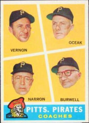 Pitts. Pirates [Coaches] #467 Prices | 1960 Topps | Baseball Cards