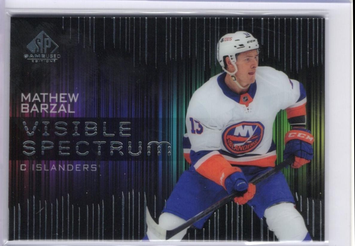 Mathew Barzal #VS-4 Prices | 2024 SP Game Used Visible Spectrum ...