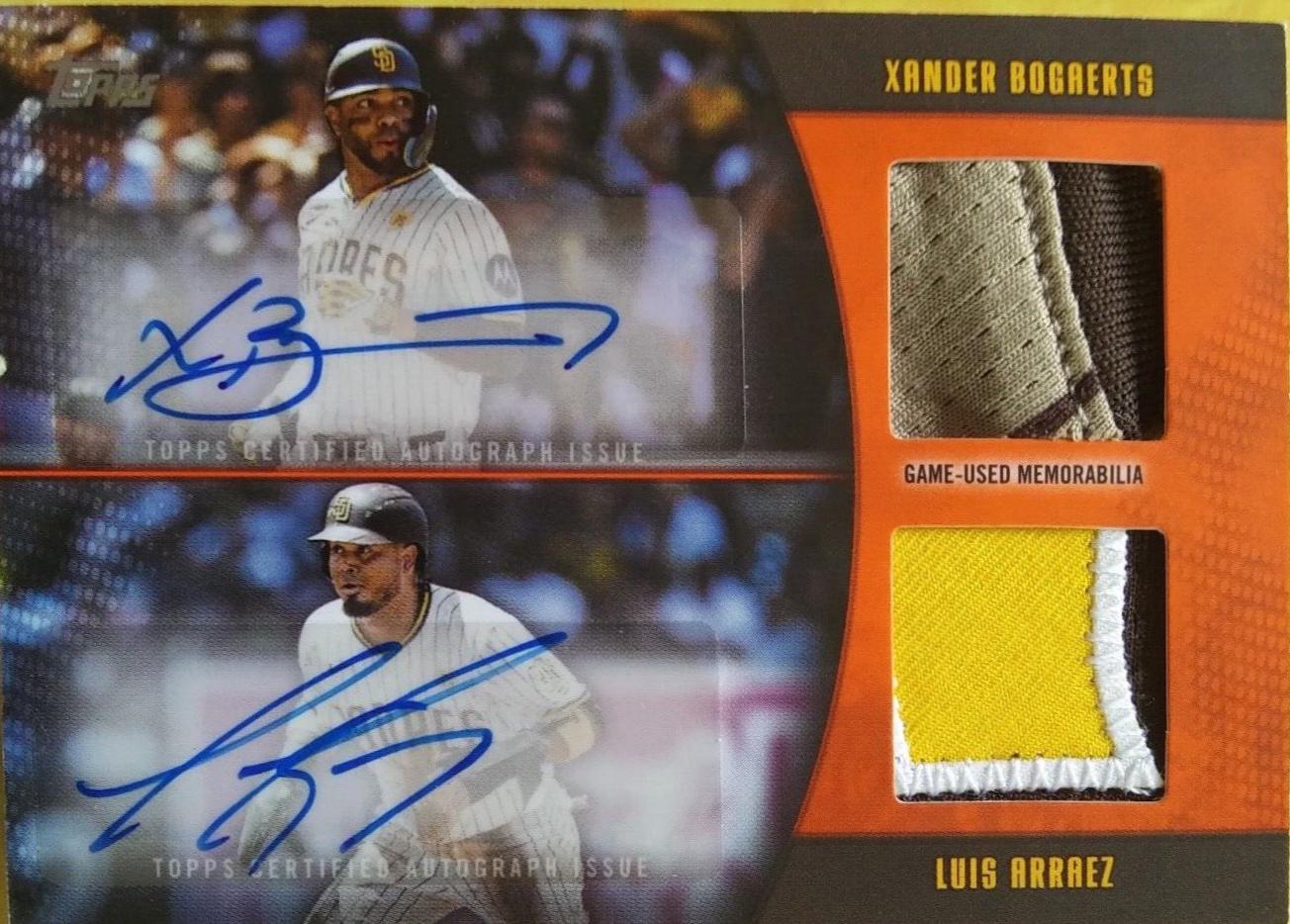 Xander Bogaerts / Luis Arraez [Orange] #MLMDA-BOA Prices | 2025 Topps ...