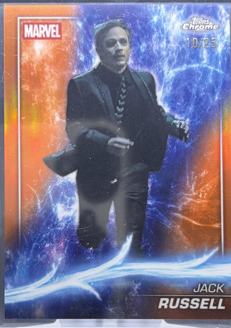 Jack Russell [Orange Refractor] #138 Prices | Marvel 2025 Topps Chrome ...