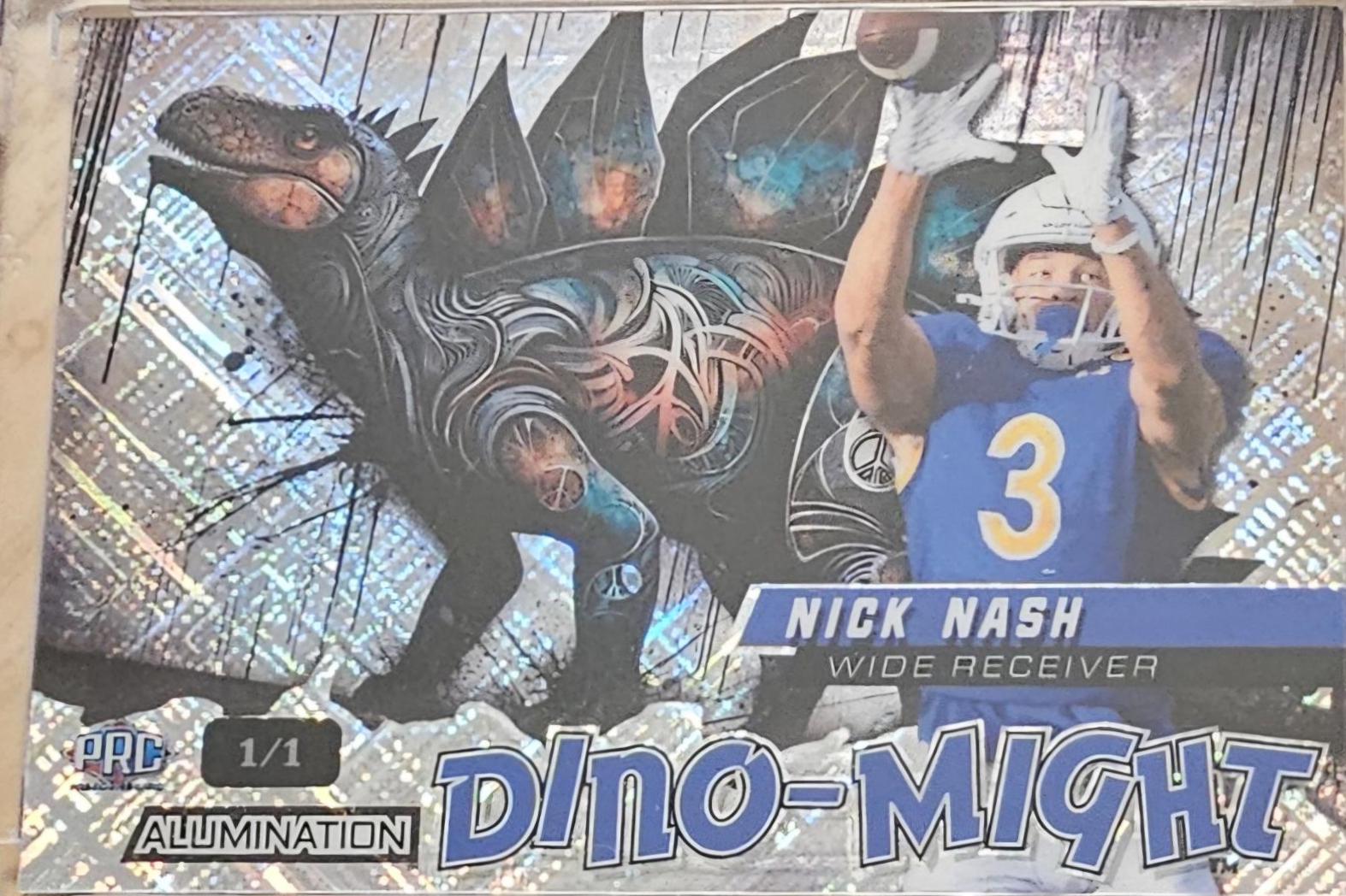 Nick Nash [Stegosaurus Black Cross-Hatch] #DMSTG1-NN Prices [Rookie ...