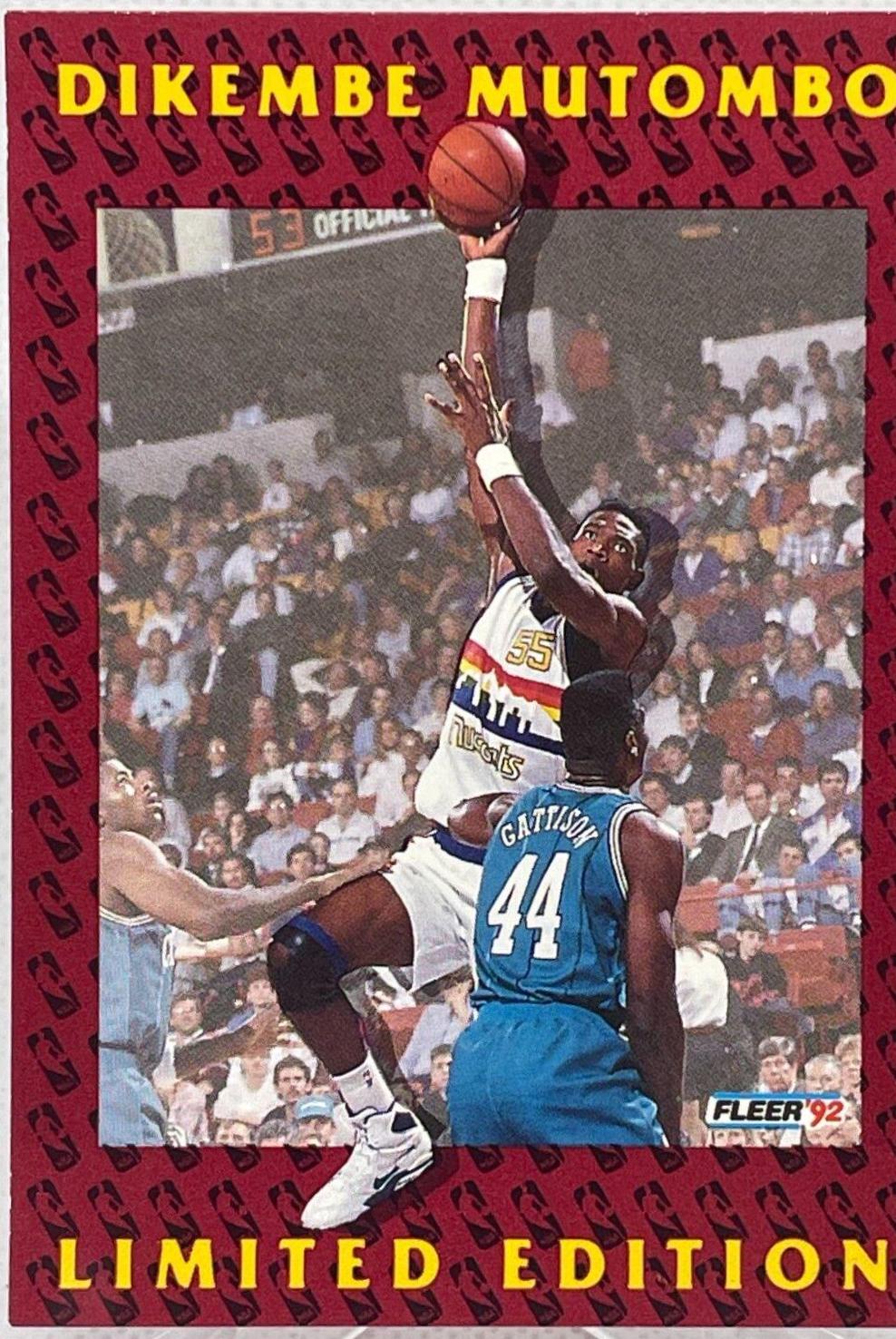Dikembe Mutombo [Limited Edition] #12 Prices | 1992 Fleer | Basketball ...