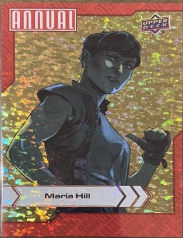 Maria Hill [Gold Linearity] #55 Prices | Marvel 2022 Upper Deck Annual ...