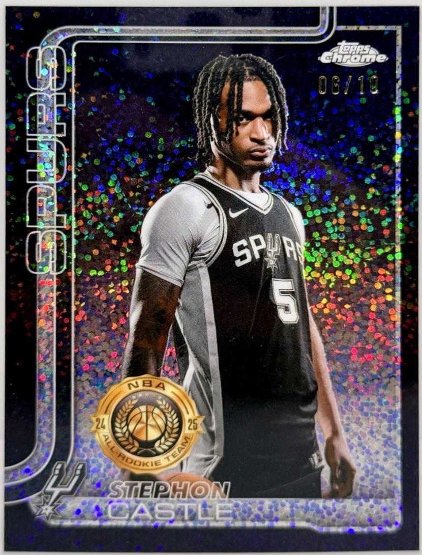 Stephon Castle [Black Image Variation] #228 Prices | 2025 Topps Chrome ...