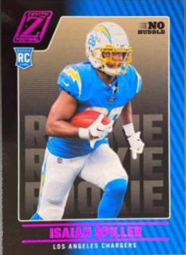 Isaiah Spiller [No Huddle] #116 Prices | 2022 Panini Zenith | Football ...