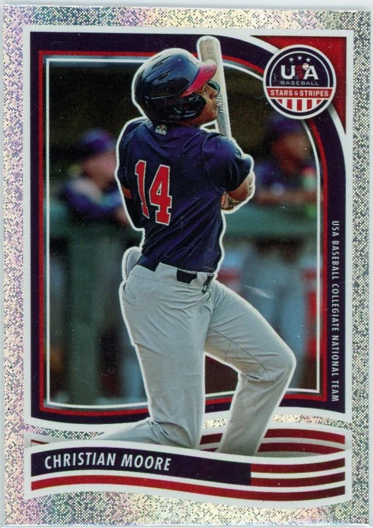 Christian Moore [Sparkle] #88 Prices | 2024 Panini Stars & Stripes ...