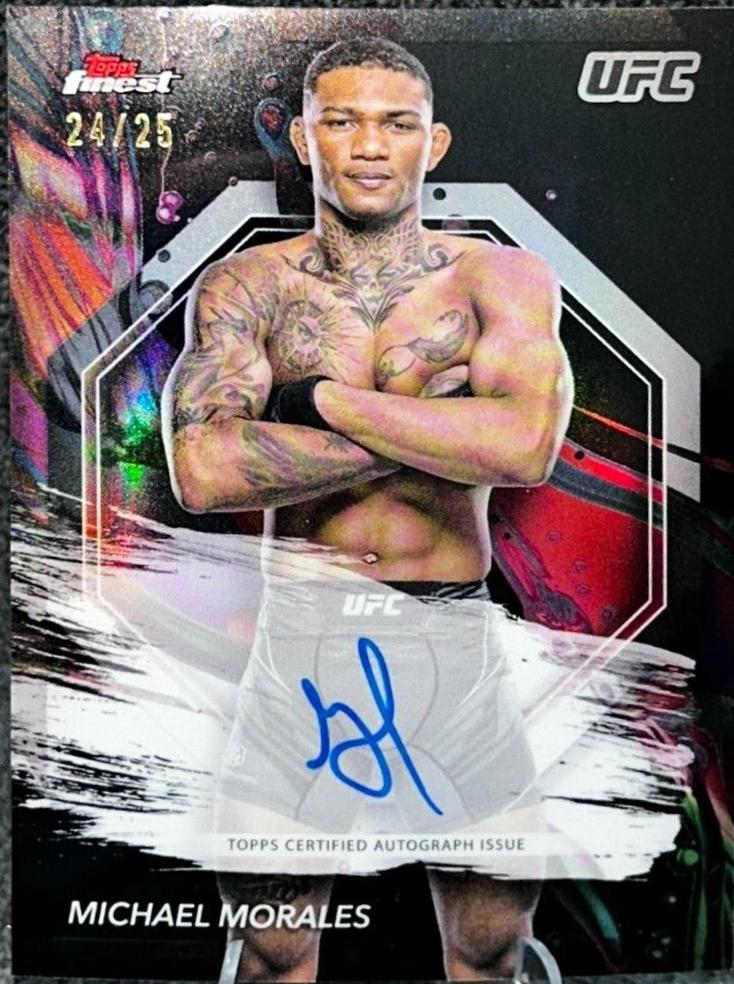 Michael Morales [Black Refractor] #FA-MMO Prices | 2024 Topps Finest ...