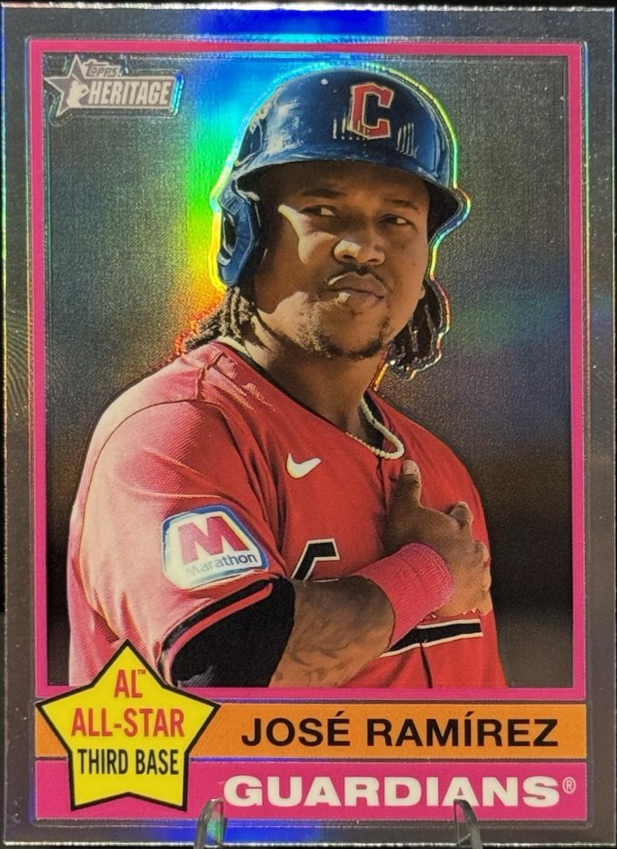 Jose Ramirez [Refractor Chrome Variation] #169 Prices | 2025 Topps ...
