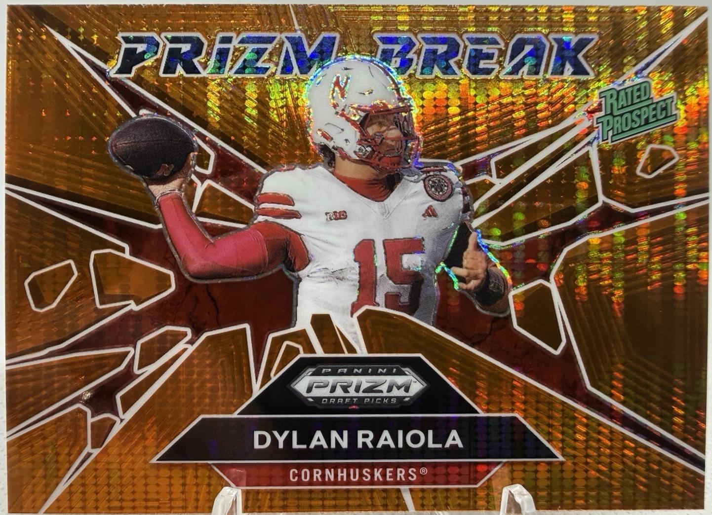 Dylan Raiola [Orange Pulsar] #2 Prices | 2025 Panini Prizm Draft Picks ...