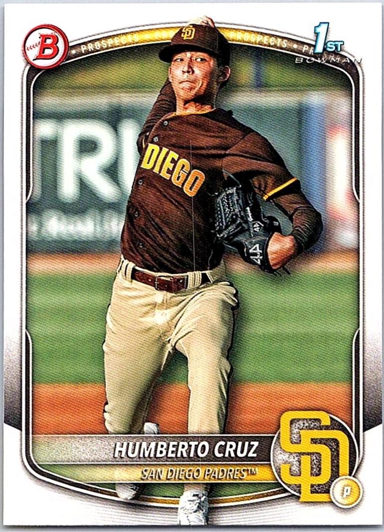 Humberto Cruz #BP-96 Prices | 2025 Bowman Prospects | Baseball Cards