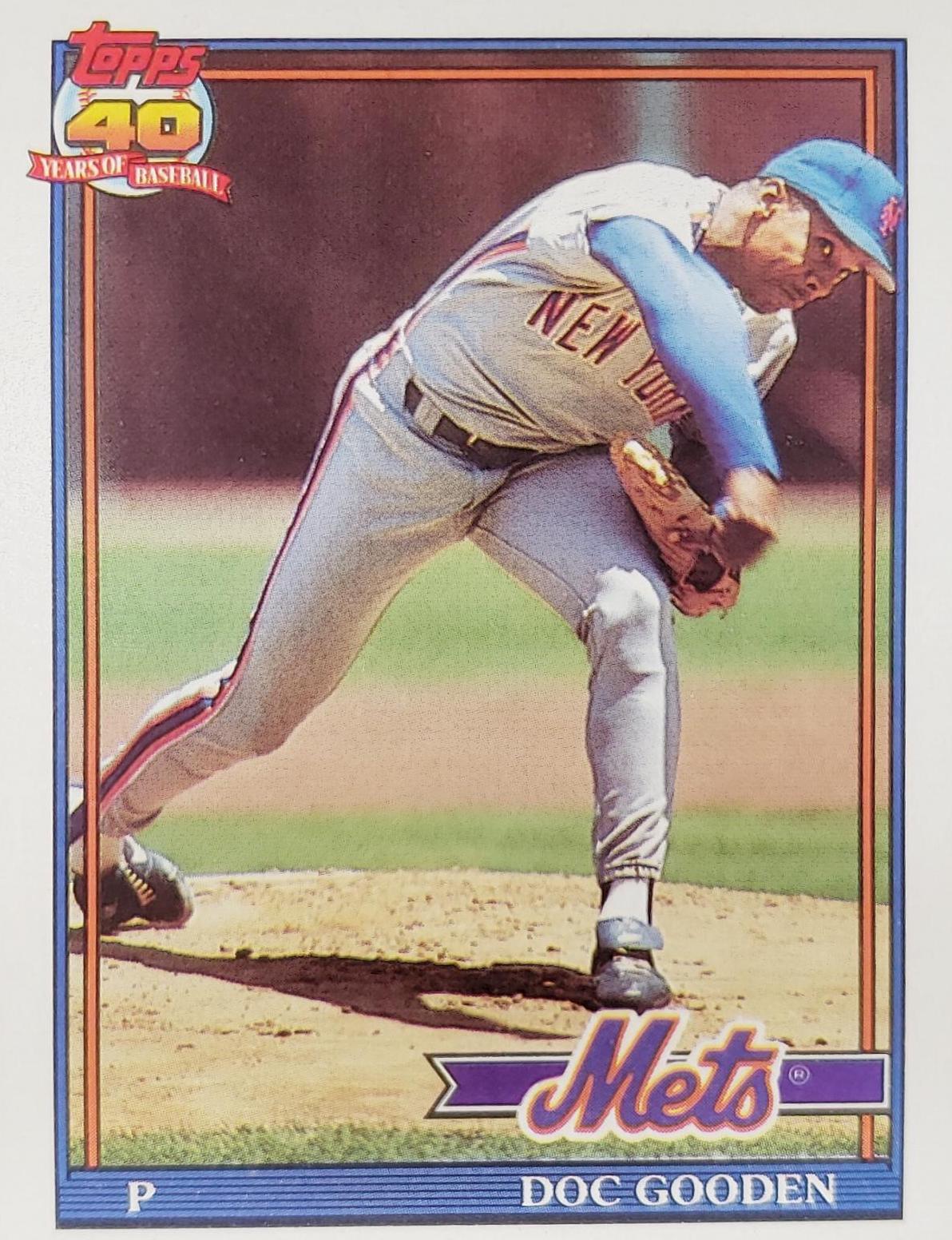 Doc Gooden #330 Prices | 1991 Topps | Baseball Cards