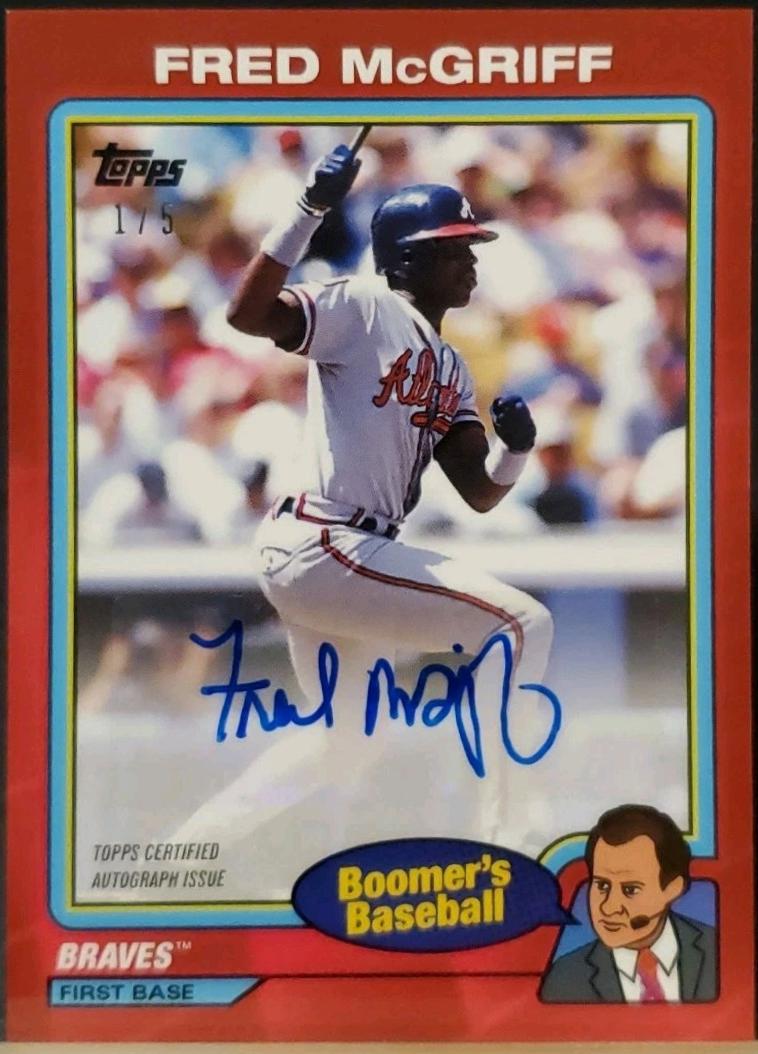 Fred McGriff [Red] #34A Prices | 2024 Topps x Chris Berman Boomer’s ...