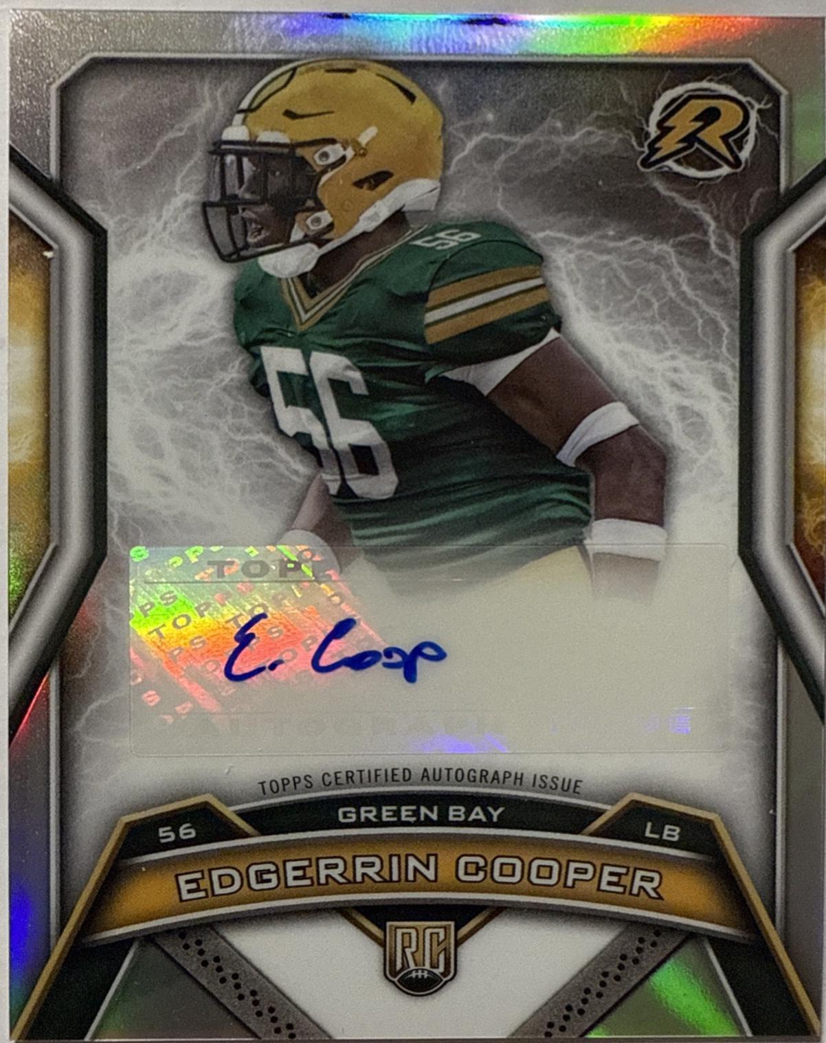 Edgerrin Cooper #RRS-EC Prices | 2024 Topps Resurgence Rookie Signature ...