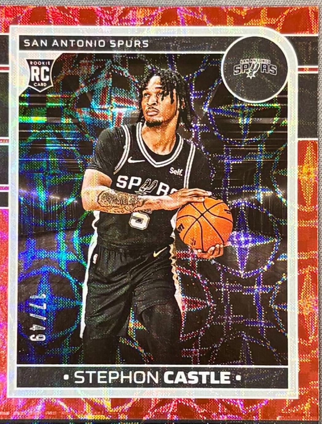 Stephon Castle [Red Scope] #234 Prices | 2024 Panini NBA Hoops ...