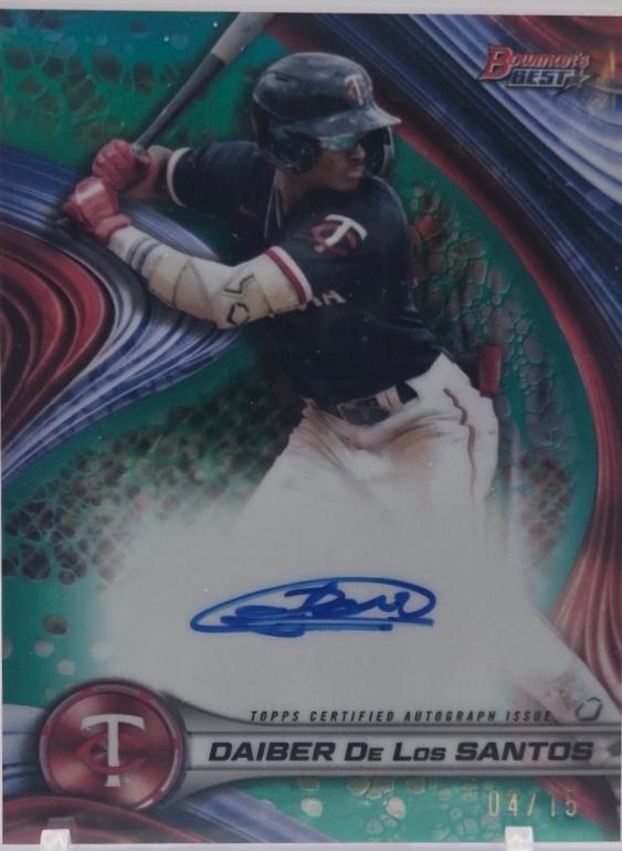 Daiber De Los Santos [Teal Refractor] #B24-DD Prices | 2024 Bowman’s ...