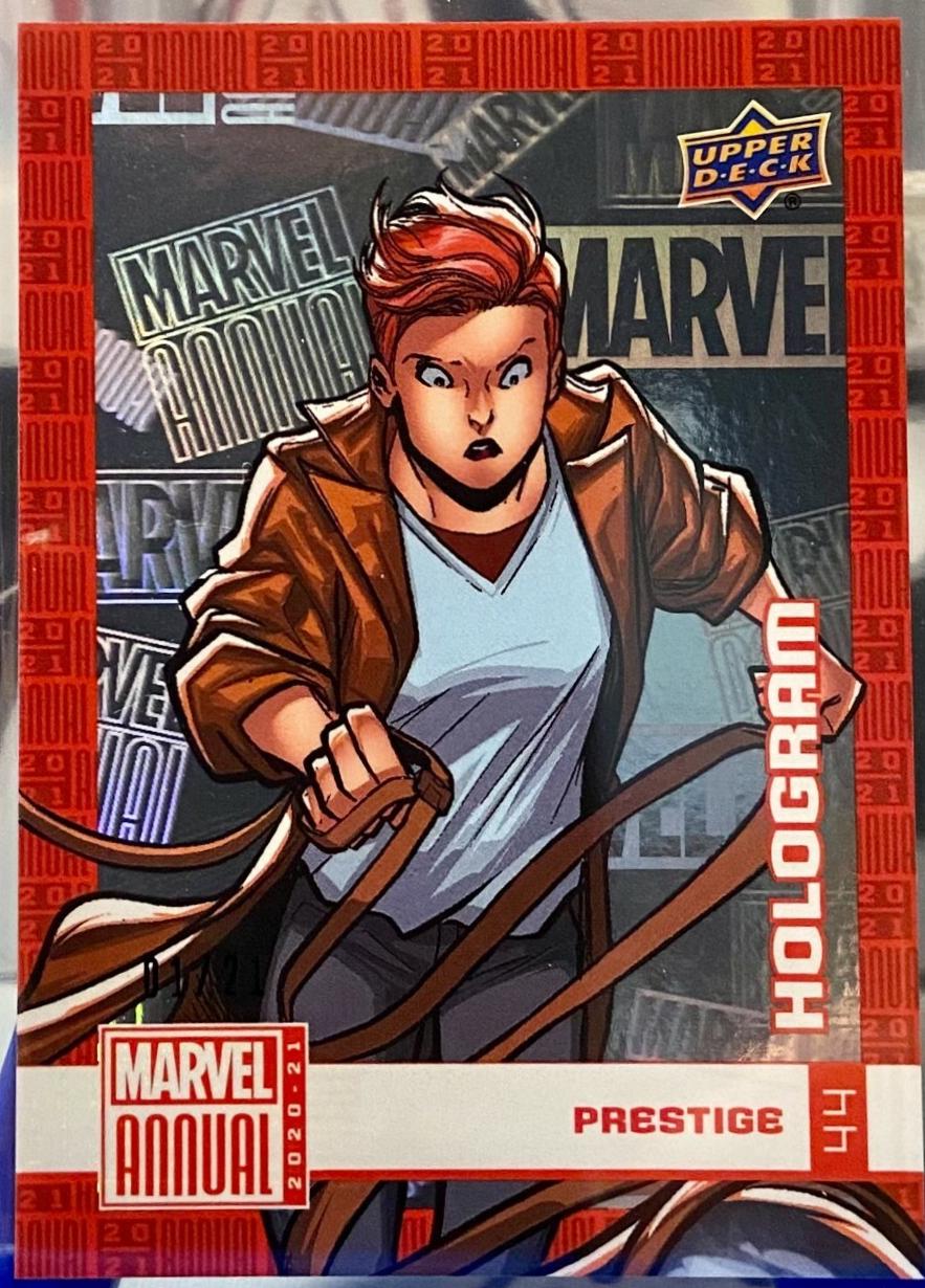 Prestige [Hologram] #44 Prices | Marvel 2020 Upper Deck Annual | Marvel ...