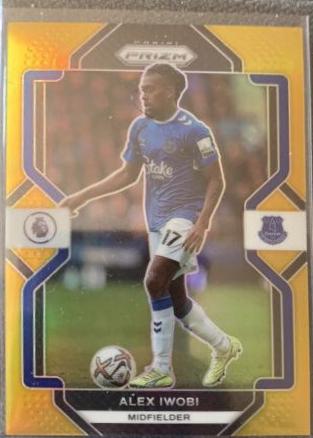 Alex Iwobi [Gold] #228 Prices | 2022 Panini Prizm Premier League ...
