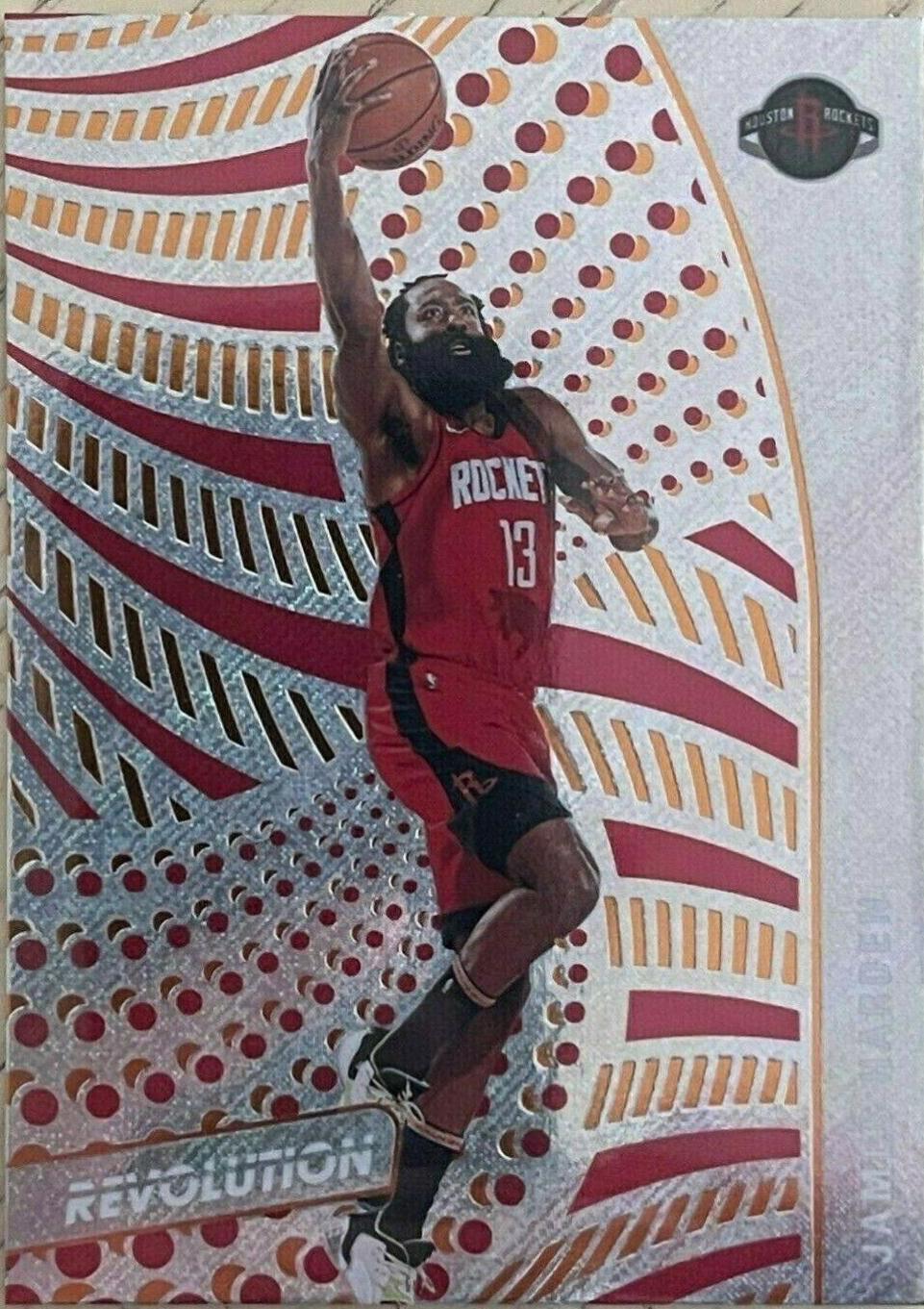 James Harden [Red] #43 Prices | 2020 Panini Revolution | Basketball Cards