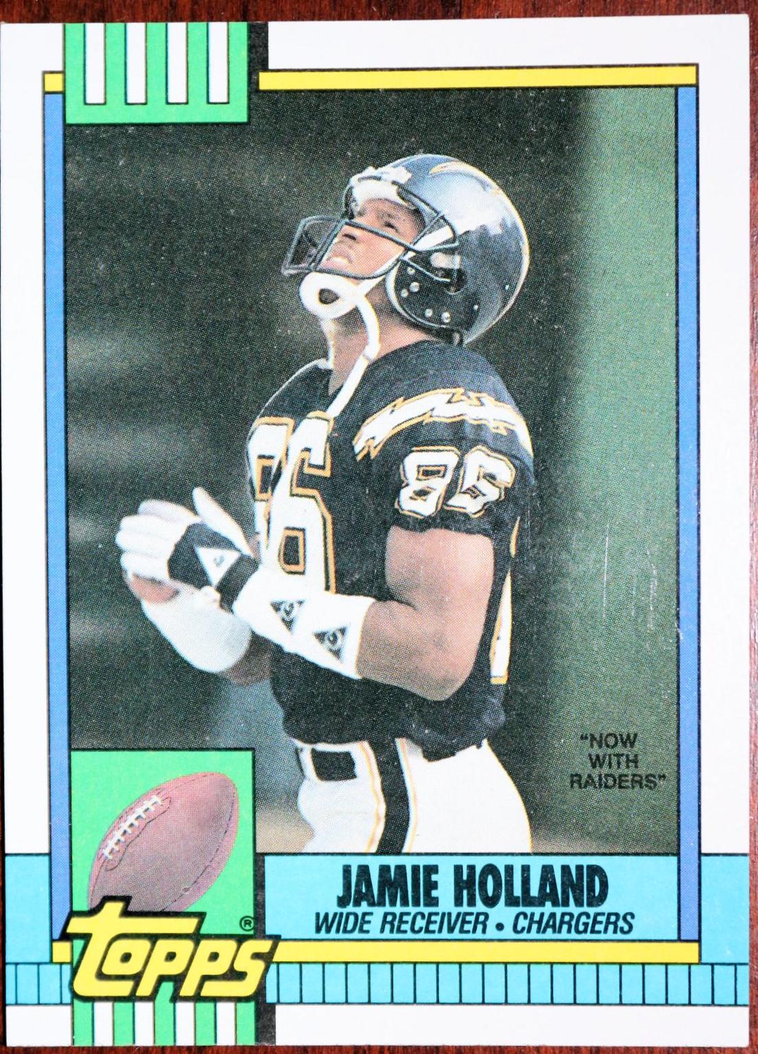 Jamie Holland #398 Prices | 1990 Topps | Football Cards