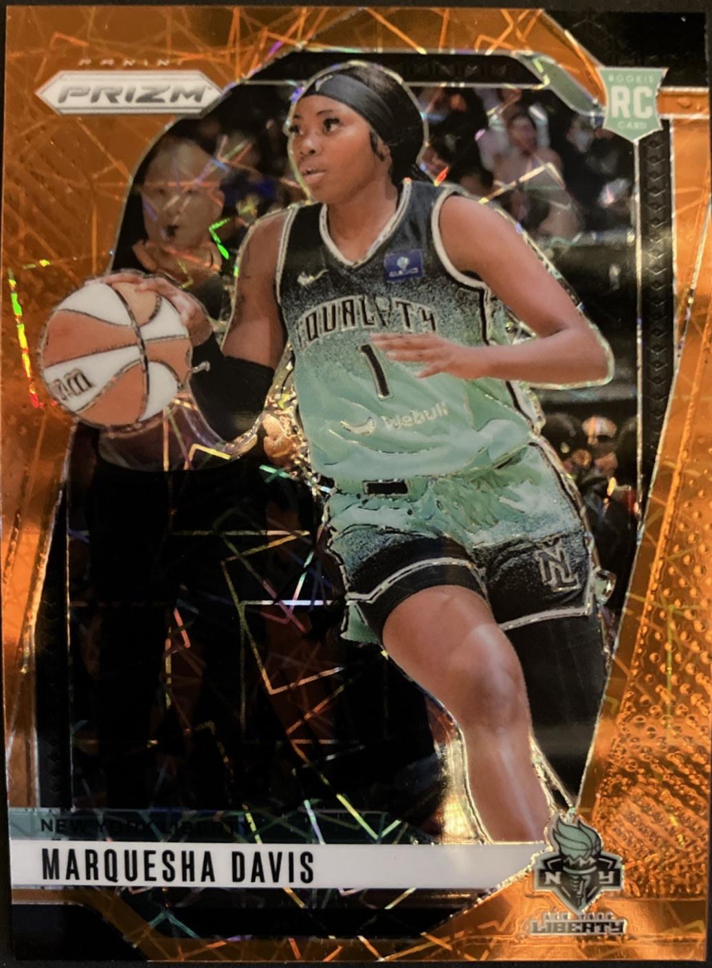 Marquesha Davis [Orange Ice] #45 Prices | 2024 Panini Prizm WNBA | Basketball Cards