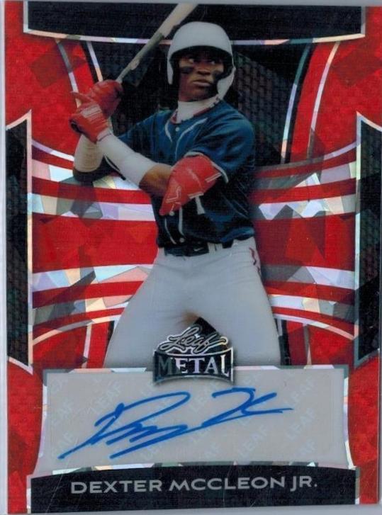 Dexter McCleon Jr. [Crystal Red] #BA-DMC Prices | 2025 Leaf Metal ...
