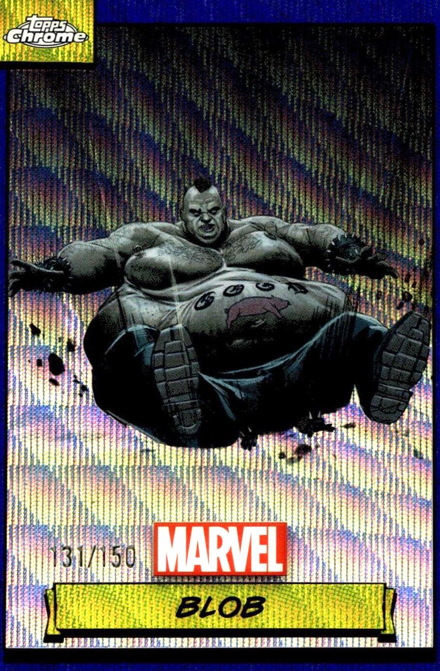 Blob [Blue Wave] #47 Prices | Marvel 2024 Topps Chrome | Marvel Cards