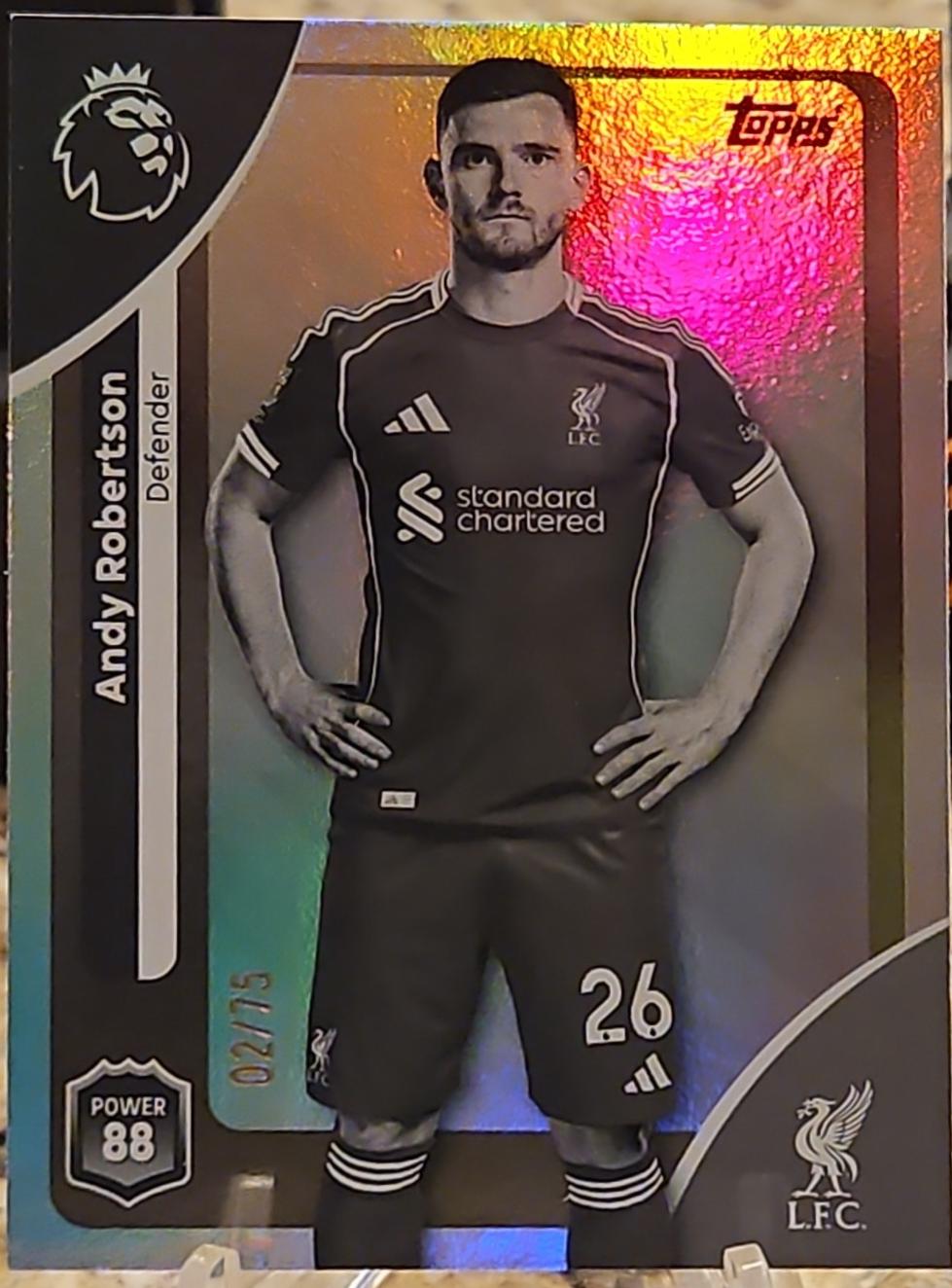 Andy Robertson [Black] #167 Prices | 2025 Panini Adrenalyn XL FIFA 365 ...